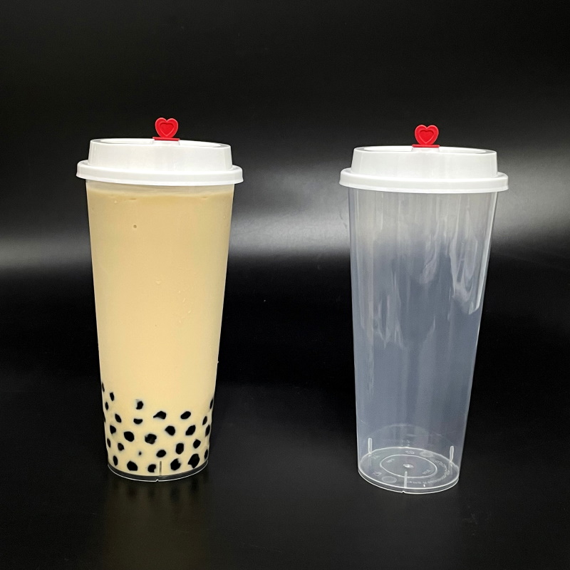 Jiaseng Trading Agency :: Disposable Tableware PP Injection Cup With Lid